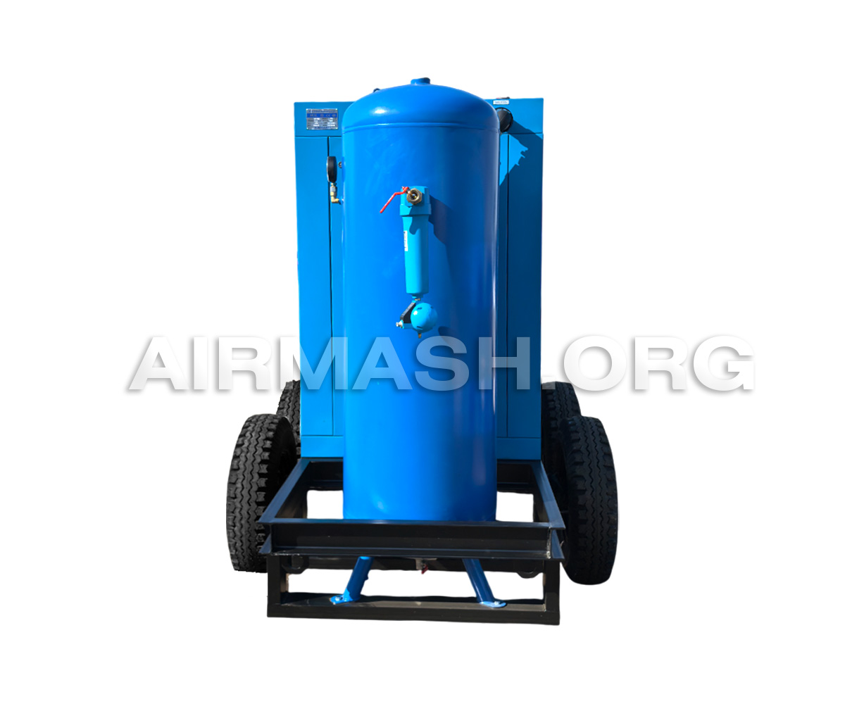 Компрессор винтовой Airmash W-45 R500/10 на шасси | AIRMASH